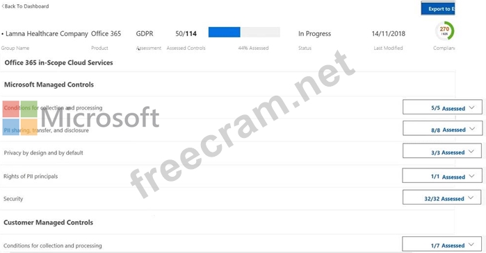 MS 900 Exam Dumps You Implement Compliance Manager You Need To Retrieve Status Information 